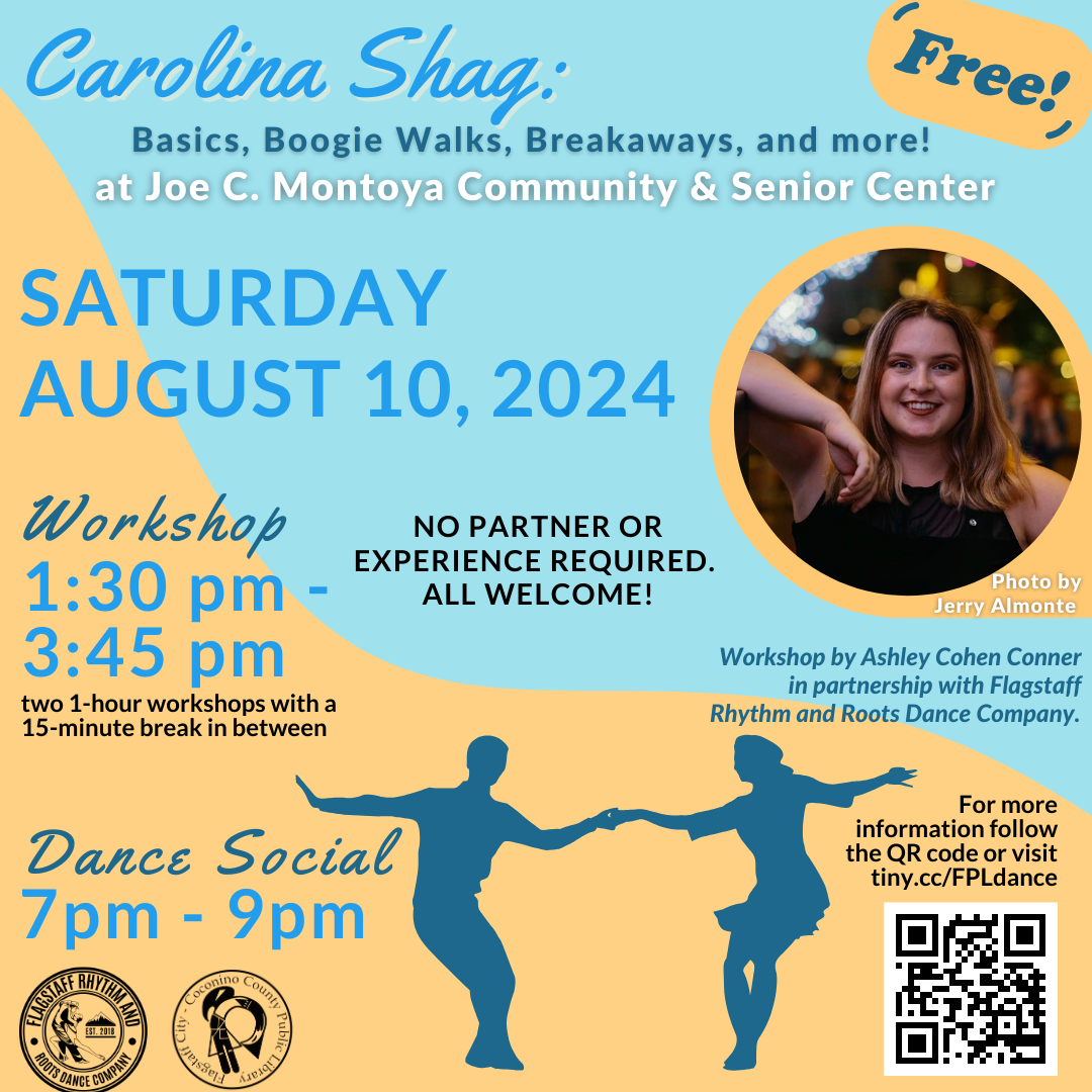 NEW EVENT ANNOUNCEMENT: Carolina Shag Workshop with Ashley Cohen Conner – Flagstaff Swing Dancing